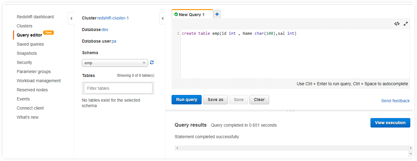 Redshift Create Table | Cabinets Matttroy